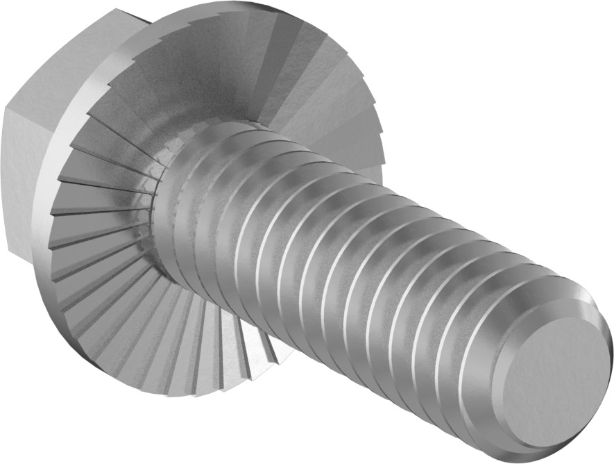 Grade 5 Steel Serrated-Flange Hex Head Screw | Win Now Store